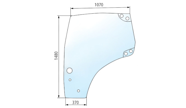 Staklo vrata lijevo FIAT » Hubzin-promet d.o.o.